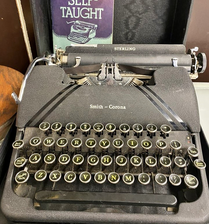 A Smith-Corona typewriter that pounded out love letters, college essays, and perhaps the Great American Novel. No delete key in sight.