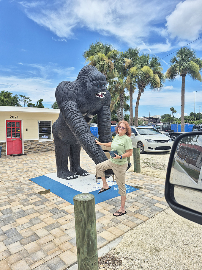 Some roadside attractions disappoint in person. This magnificent beast delivers on its promise of oversized Florida charm.