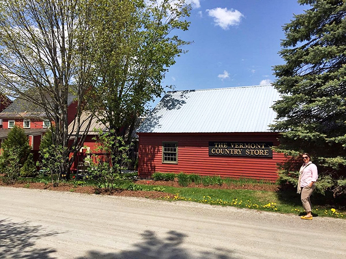 Even the buildings at Vermont Country Store wear the traditional red that seems coded into Vermont's rural DNA &ndash; as essential as maple syrup.