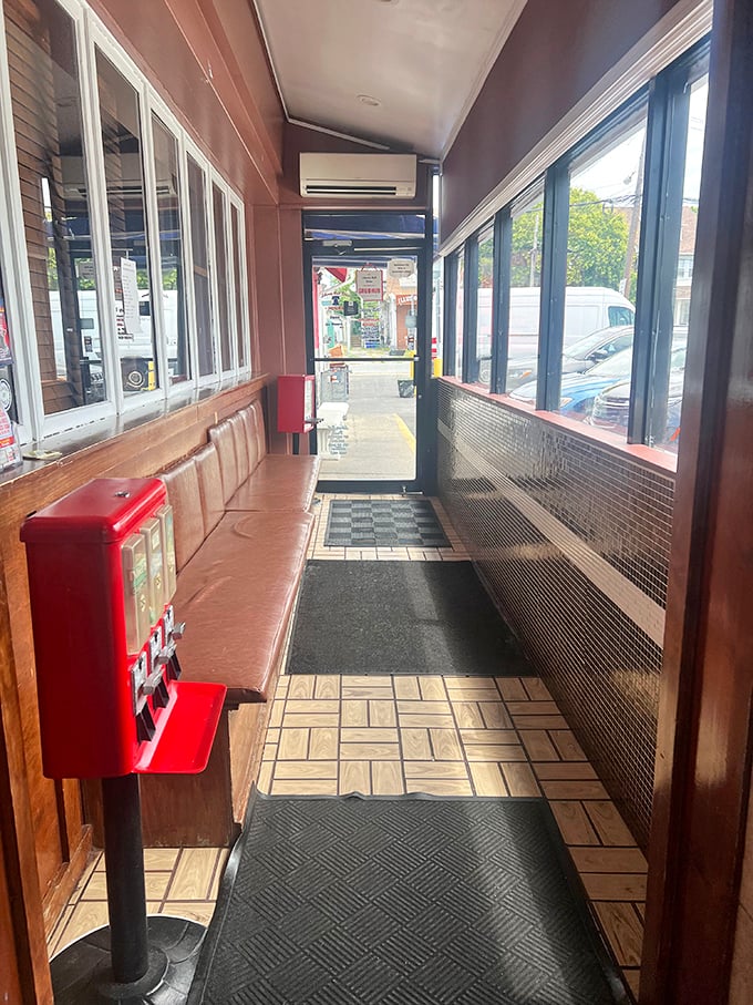 The entrance vestibule &ndash; that liminal space where hunger and anticipation meet before the aroma of breakfast envelops you.