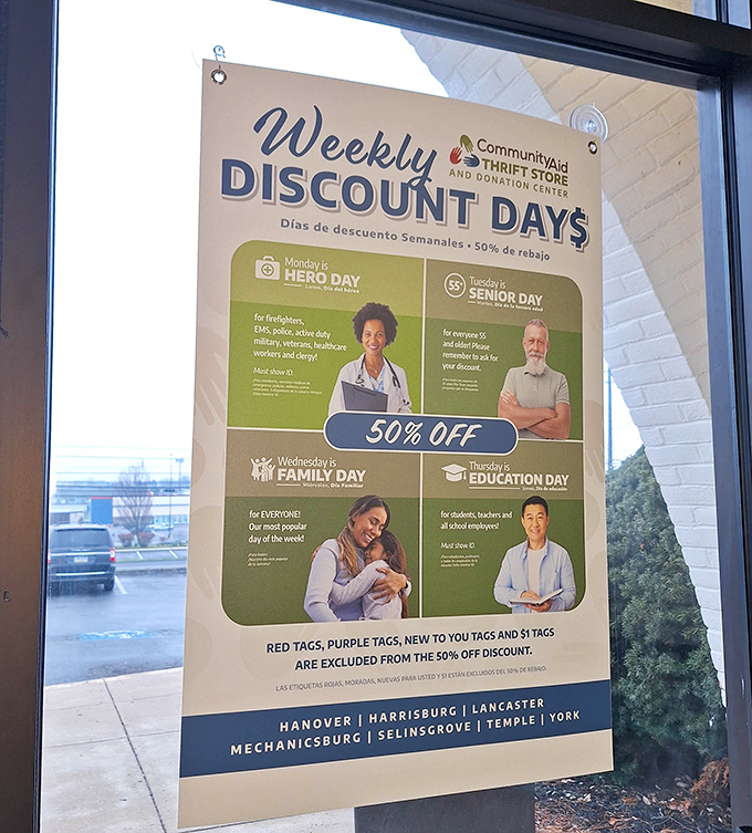 Weekly discount days transform good deals into great ones&mdash;heroes, seniors, families, and educators all get their moment in the savings spotlight.