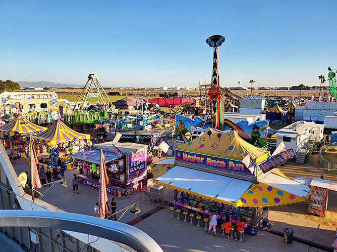 The Yuma County Fairgrounds transforms into a carnival of delights during special events. From rides to games, it's where desert dwellers gather for old-fashioned fun.