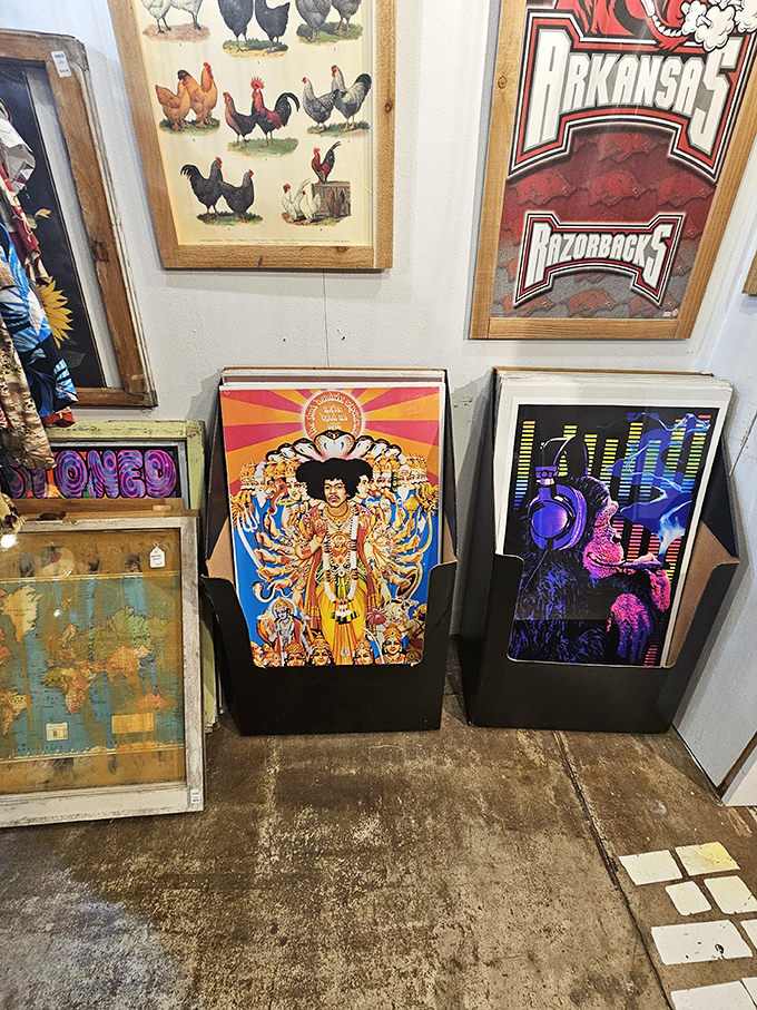 Psychedelic Jimi meets Razorback pride&mdash;the ultimate Arkansas culture collision. These posters bridge the gap between Woodstock and Fayetteville's football stadium.