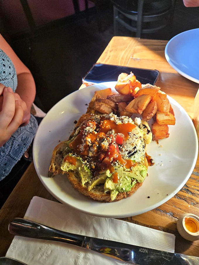 Avocado toast that laughs in the face of millennial stereotypes. This hearty version could power you through building a house, not just buying one.