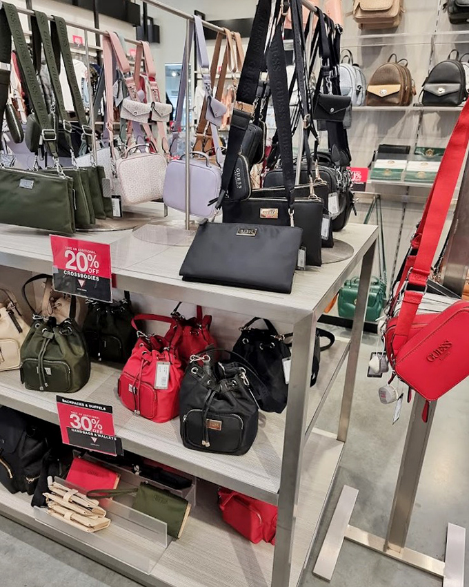 Handbag heaven with discounts that make luxury accessible. That 30% off sign is the retail equivalent of a siren song for accessory lovers.