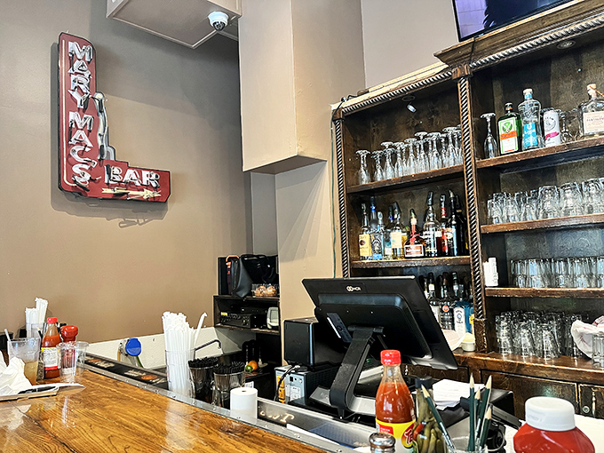 The bar area&mdash;where Southern hospitality comes in liquid form and strangers become friends over shared stories and bourbon.