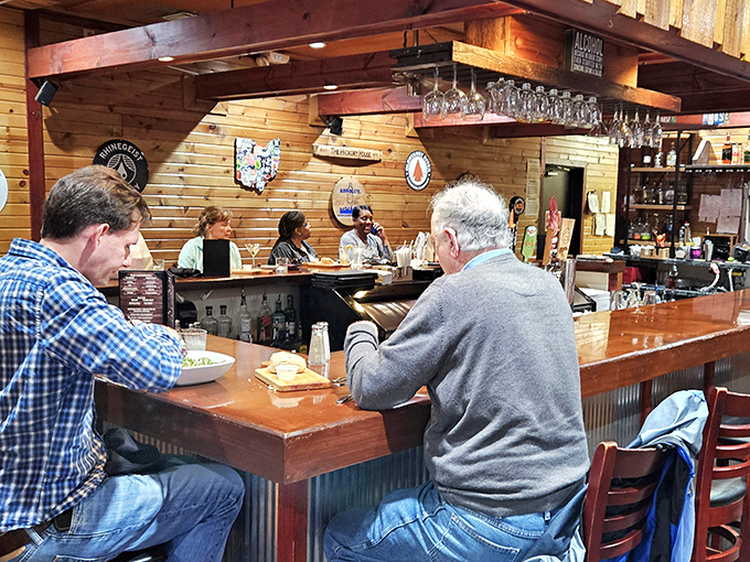 The bar: where strangers become friends and friends become family, all bonded by their mutual appreciation for properly cooked meat.