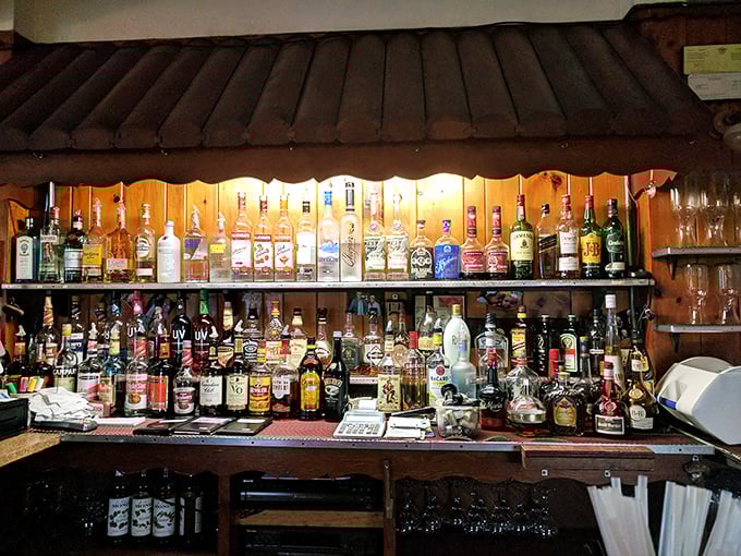 Behind every great meal is a well-stocked bar, standing ready like a liquid library of possibilities for thirsty travelers.