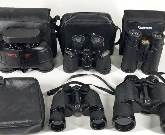 Binocular bonanza! Perfect for bird watching, stargazing, or keeping tabs on that neighbor who keeps "borrowing" your newspaper.