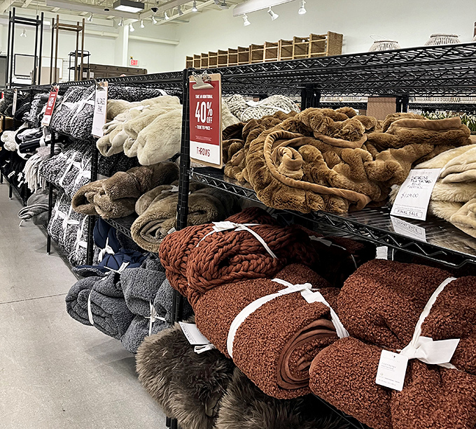 A textile paradise of throws and blankets at 40% off &ndash; because nothing says "I made good life choices today" like discounted comfort for your couch.