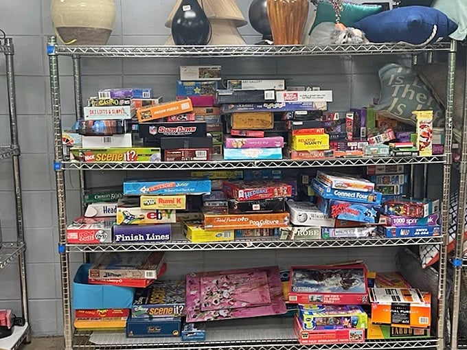 Board game bonanza! Every family argument from the last thirty years, neatly boxed and priced to bring discord to your home.