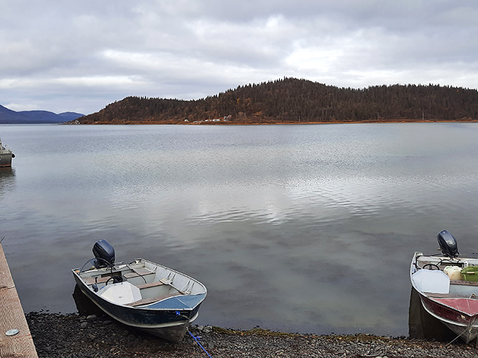 Simple aluminum boats waiting for their next adventure. In Alaska, these humble vessels are worth more than luxury yachts in practical wilderness currency.