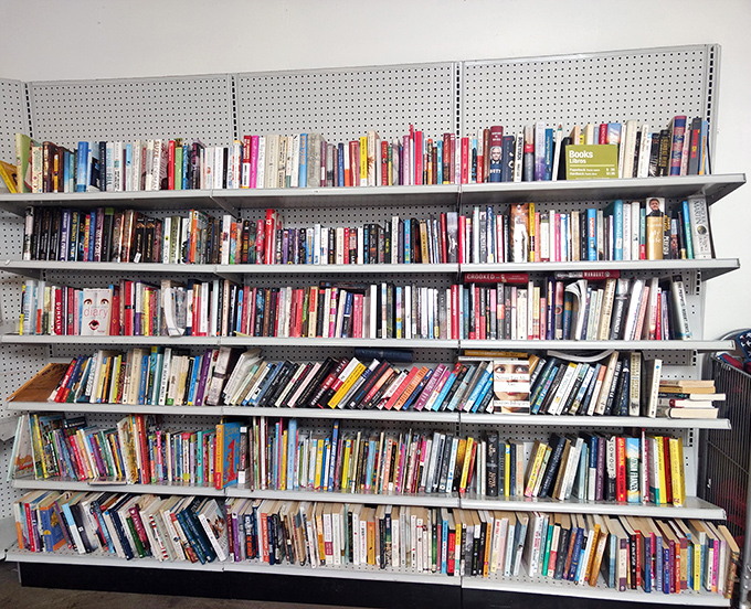 The book section: a literary potluck where dog-eared bestsellers mingle with forgotten classics. Bibliophiles beware&mdash;you'll need a bigger bookshelf after this visit.