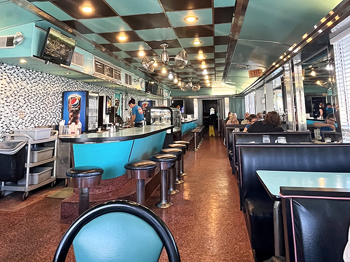 Long-time diners know the secret &ndash; Angie's isn't just about breakfast. This retro-cool dining room serves comfort food all day long.