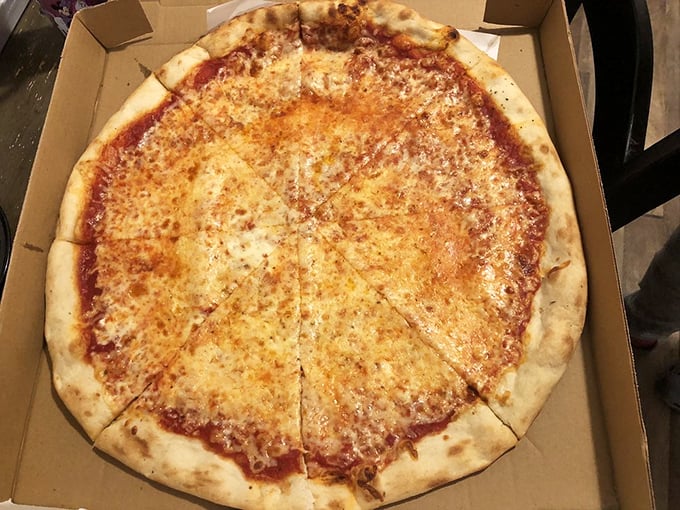 The classic cheese pizza&mdash;proof that sometimes the simplest things are the hardest to perfect, and Nino's has nailed it.