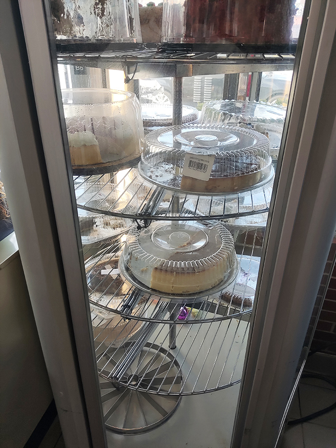 The dessert case&mdash;where willpower goes to die and "I'll just have coffee" turns into "and a slice of that pie, please."