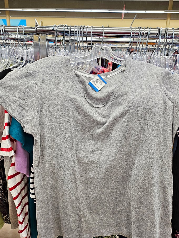 The humble gray t-shirt &ndash; fashion's equivalent of Switzerland. Neutral, reliable, and plays well with everything in your closet.