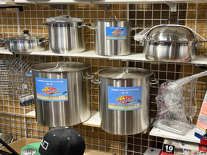 Industrial-strength cookware that means business &ndash; these aren't your flimsy department store pots but serious kitchen artillery for culinary commandos.