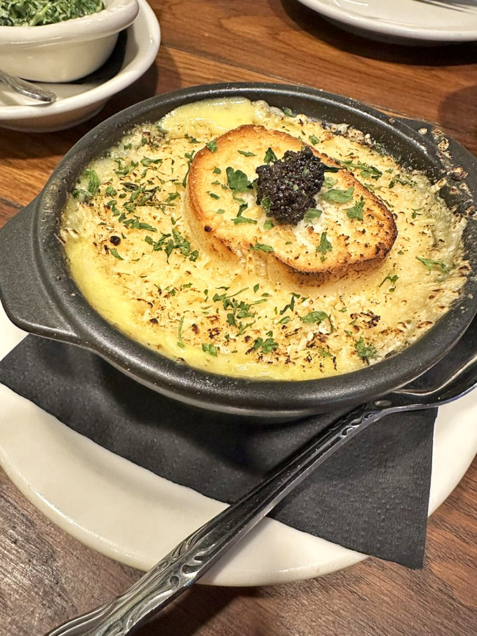 Corn soup with a beautiful garnish&mdash;sometimes simplicity executed perfectly beats complexity trying too hard every single time.