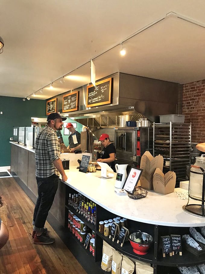 Where transactions become relationships&mdash;friendly staff ready to guide you through your fried chicken adventure with genuine Philadelphia warmth.