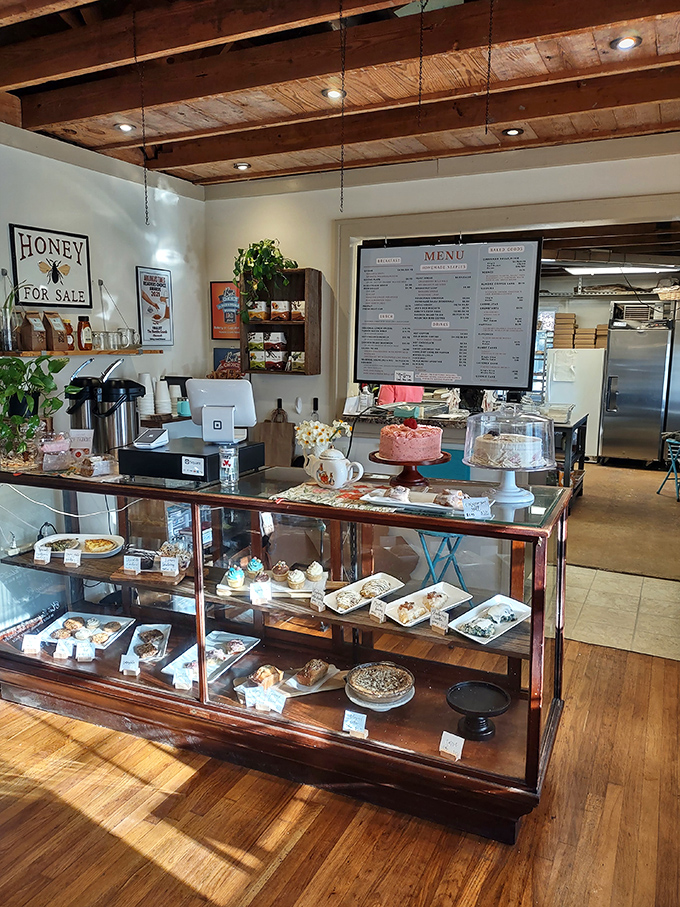The display case that launches a thousand "I'll just have one bite" promises that never survive first contact with these treats.