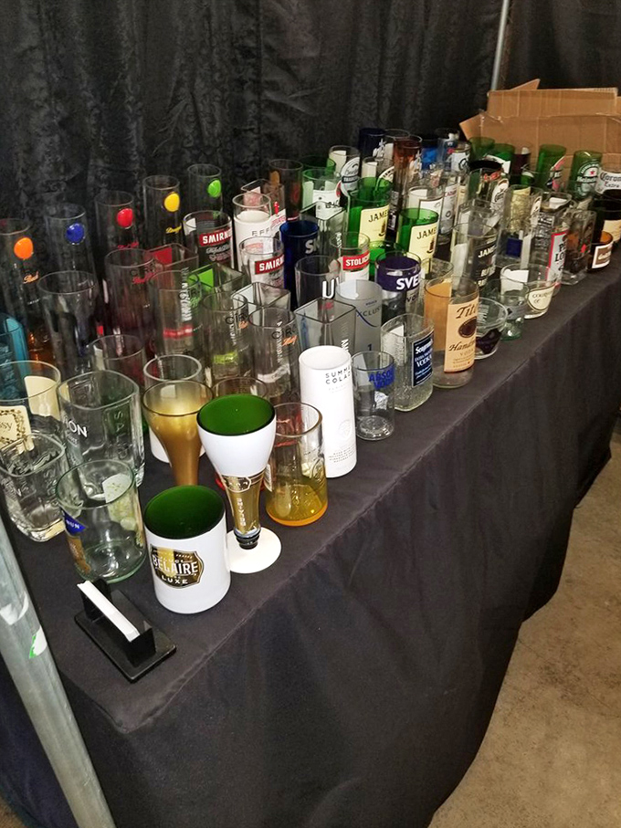 Vintage glassware collection that would make any Mad Men fan weak in the knees.