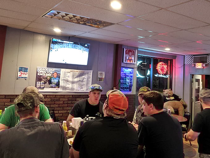 Where flannel meets function &ndash; The Fort's dining area has that "we're not fancy, but our food is fantastic" vibe that defines the best Midwest eateries.