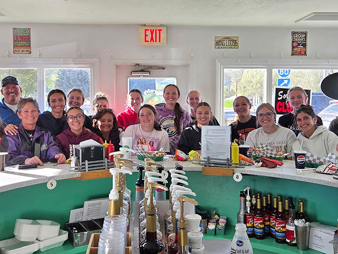 The counter crowd at Grub's &ndash; where locals gather not just for food, but for the community that's been nurtured one burger at a time.