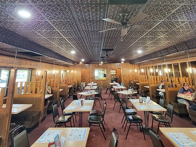 The kind of dining room where conversations flow as freely as the sweet tea.