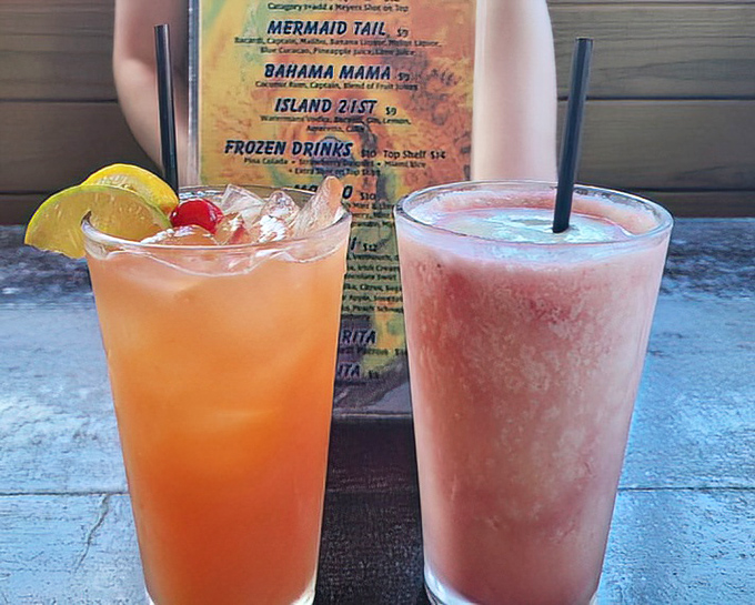 Tropical drinks that taste like vacation in a glass. One sip and suddenly you're mentally shopping for Hawaiian shirts and planning island getaways.