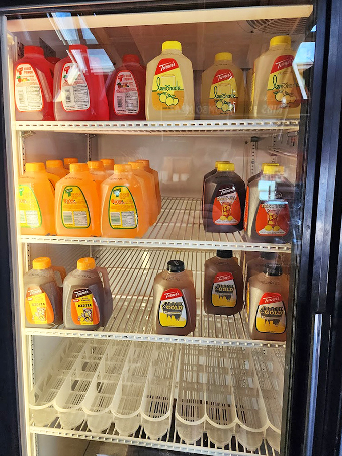 The drink cooler&mdash;because even barbecue royalty needs proper hydration. That Turner's tea is practically Pennsylvania's unofficial state beverage.