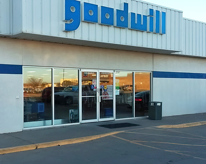 Sunset paints the entrance golden, though the real treasure isn't the light&mdash;it's what waits inside those doors.