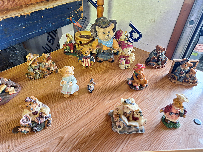 These bear figurines aren't just collectibles&mdash;they're a support group for people who can't own actual bears. Each tiny ceramic face tells a different woodland tale.
