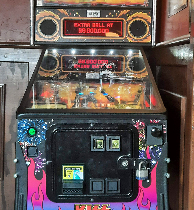 That pinball machine isn't just decoration&mdash;it's a time machine to when taverns were community living rooms with entertainment that didn't require Wi-Fi.