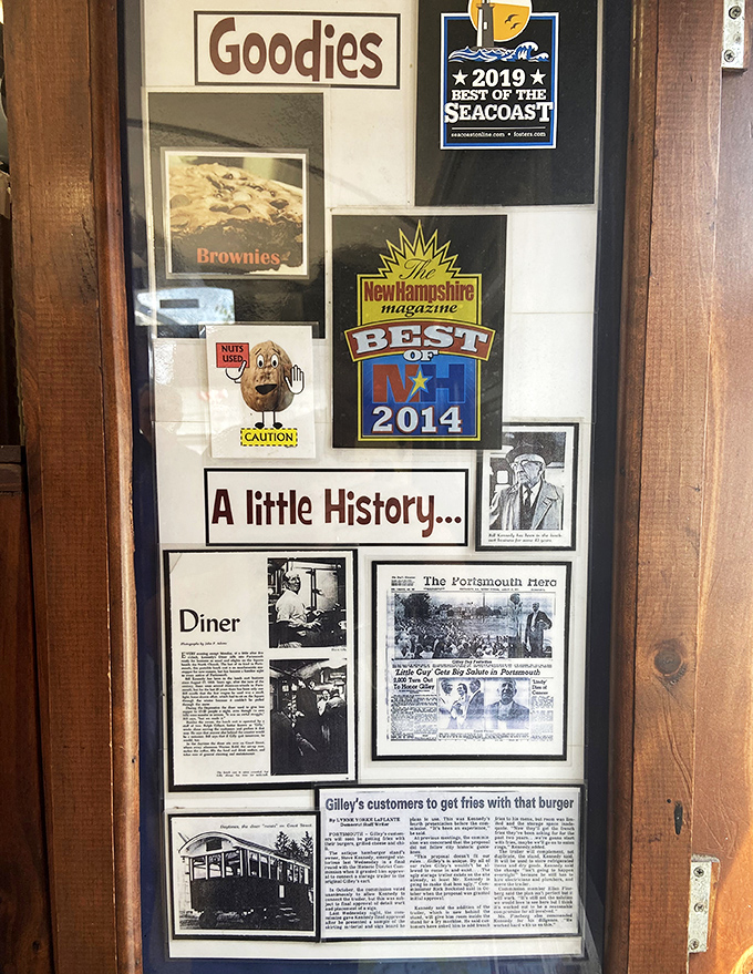 Awards and newspaper clippings tell the story of a beloved institution that's earned its place in New Hampshire's heart.