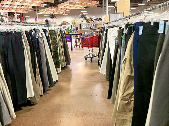 This angelic figurine demonstrates the delightful randomness of thrift store finds&mdash;yesterday's holiday decoration becomes today's year-round conversation starter.