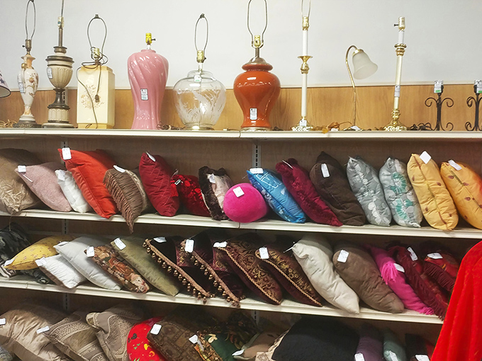 Lamps that could illuminate your life and pillows that could transform your couch. Home decor with previous lives.