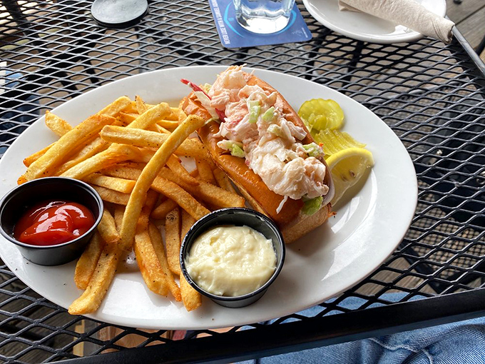 A lobster roll that strikes the perfect balance between simplicity and indulgence&mdash;like a seafood sonnet on a toasted bun.