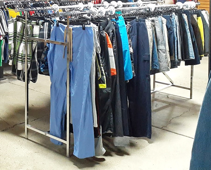 The pants section: where your next favorite pair of jeans is hiding, waiting to convince you they've been yours all along.