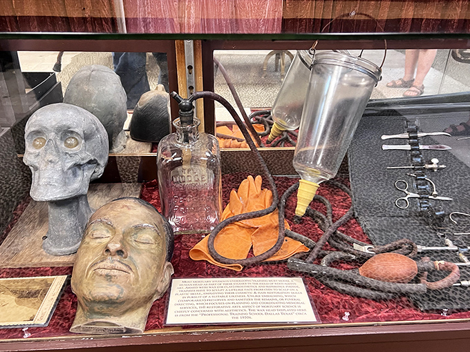 Vintage medical apparatus and preserved specimens showcase how far mortuary science has evolved over the centuries, thankfully.