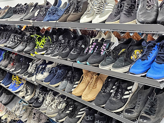 Men's footwear for days! From business meetings to backyard barbecues, your next favorite pair is hiding somewhere on these shelves.