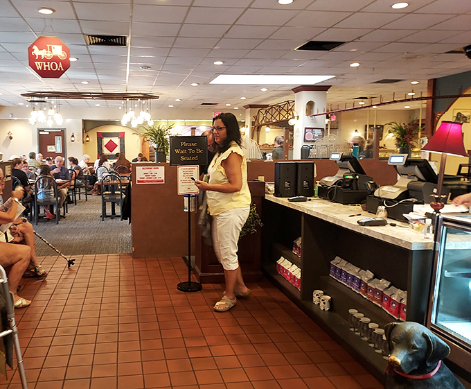 The host stand—that magical gateway between hunger and satisfaction where patient customers transform into soon-to-be-satisfied diners.