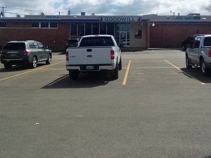 The parking lot&mdash;first stop on your journey to secondhand nirvana. Your car arrives empty but leaves stuffed with potential.