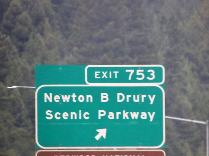 Exit 753: The most understated road sign for one of nature's most spectacular displays. Like advertising the Grand Canyon as "big hole."