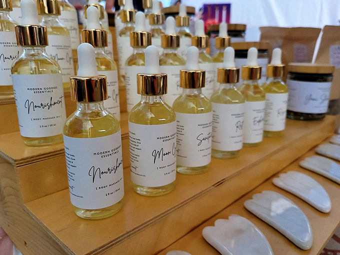 Liquid luxury in dropper bottles. These locally-crafted body oils promise to transform your bathroom into a spa retreat faster than you can say "self-care Sunday."