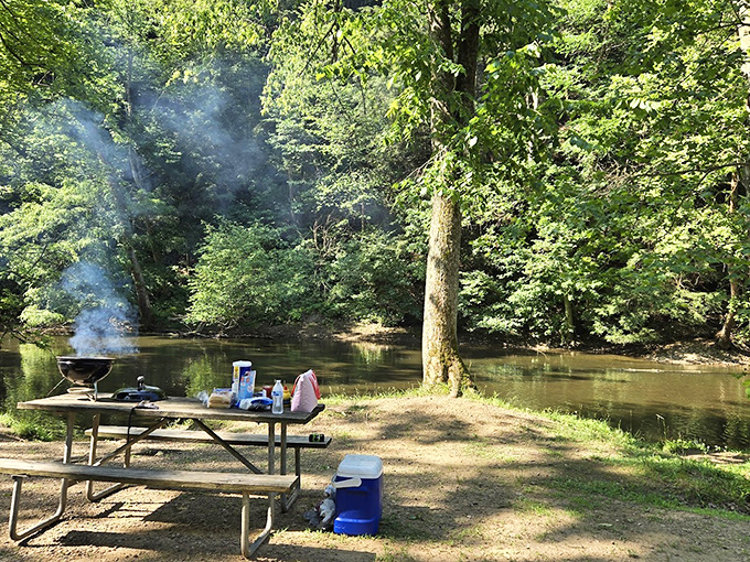 Riverside dining where the only reservation required is with yourself to slow down and savor both the meal and the moment.