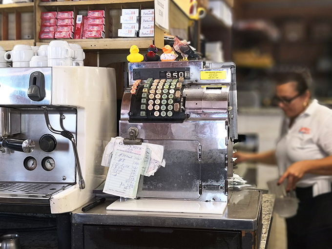 That vintage cash register has rung up more Cuban sandwiches than Miami has palm trees&mdash;some technology doesn't need upgrading.