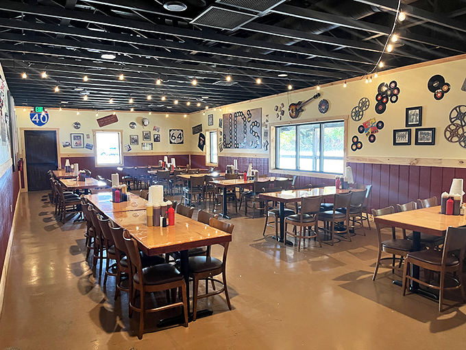 Tables that have heard more local gossip than a beauty parlor, all while hosting serious meat negotiations.