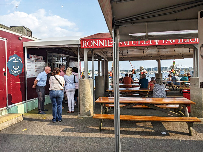 The Ronnie Fatulli Pavilion&mdash;where strangers become friends united by the universal language of "Did you try the lobster roll?" and "Pass the napkins, please."