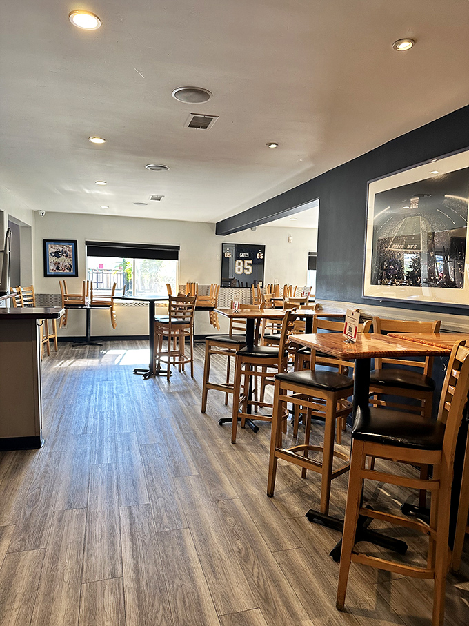 Clean lines and wooden floors create the perfect canvas for barbecue artistry &ndash; like a museum where the exhibits are deliciously edible.